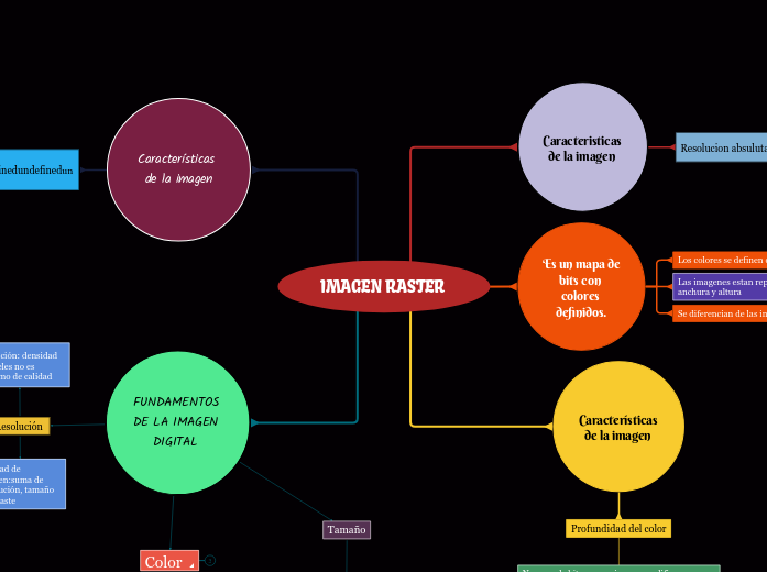 IMAGEN RASTER - Mind Map
